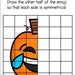 Symmetry Drawing Math Worksheets, Halloween Activities for Symmetry Art ...