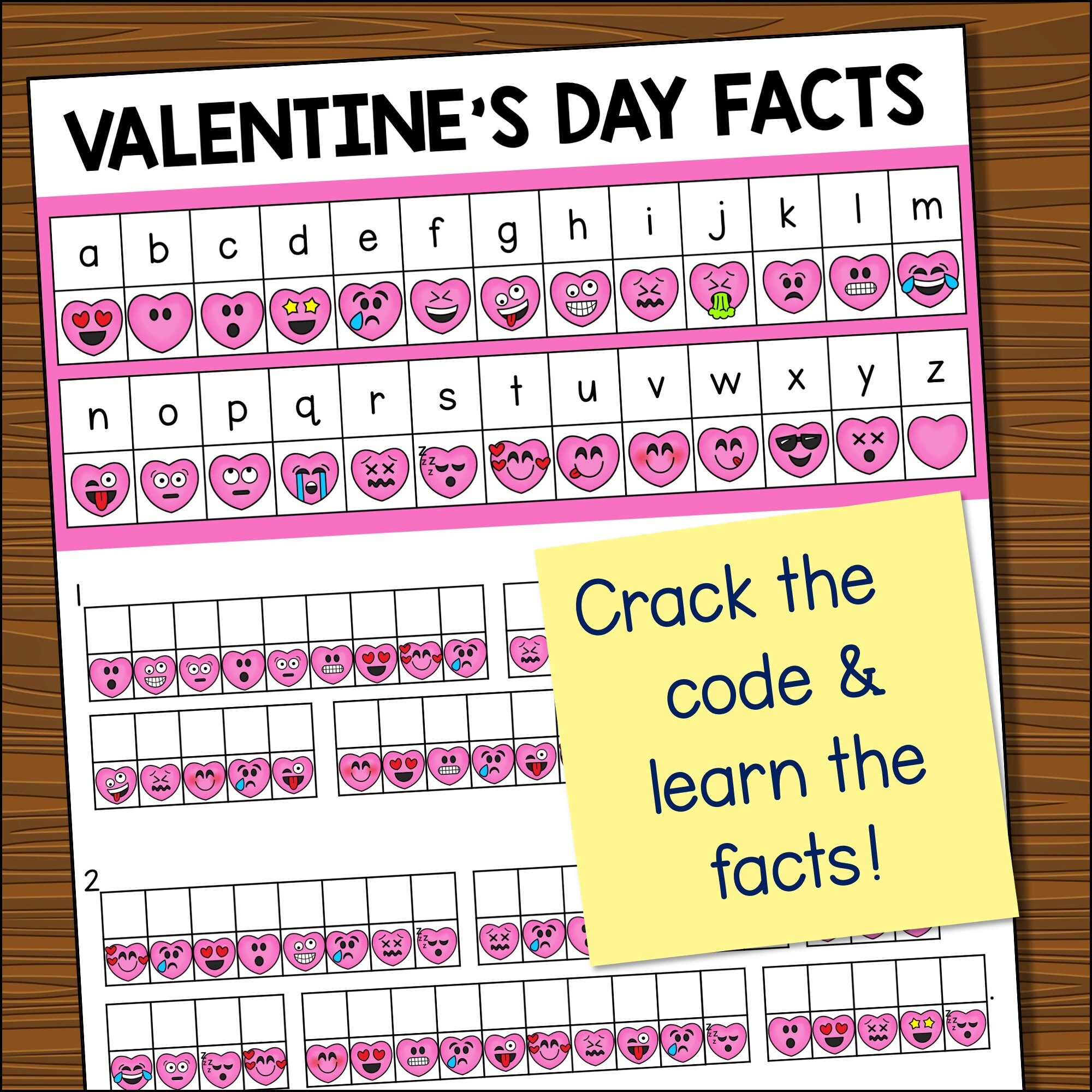Lock Puzzle Valentine's Day Crack The Code | Word Puzzles | Early ...
