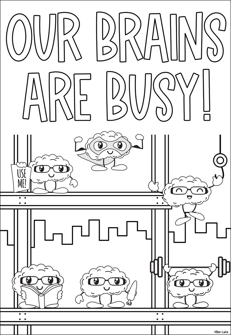 World Mental Health Day Coloring Pages Printable Sheets to - Etsy