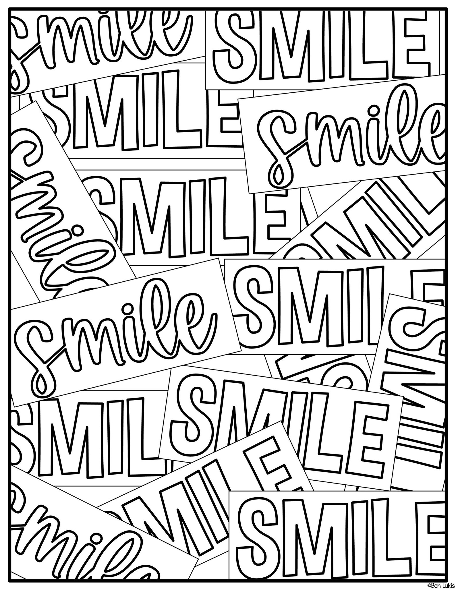 World Smile Day Coloring Pages, Fun Coloring for Kids, Printable PDF ...