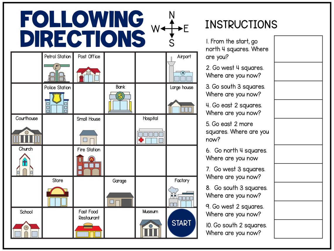 Compass Rose Educational Posters, Math Task Cards and Activities ...