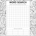 Blank Word Search Templates for Kids, Printable PDF Blank Puzzle Pages ...