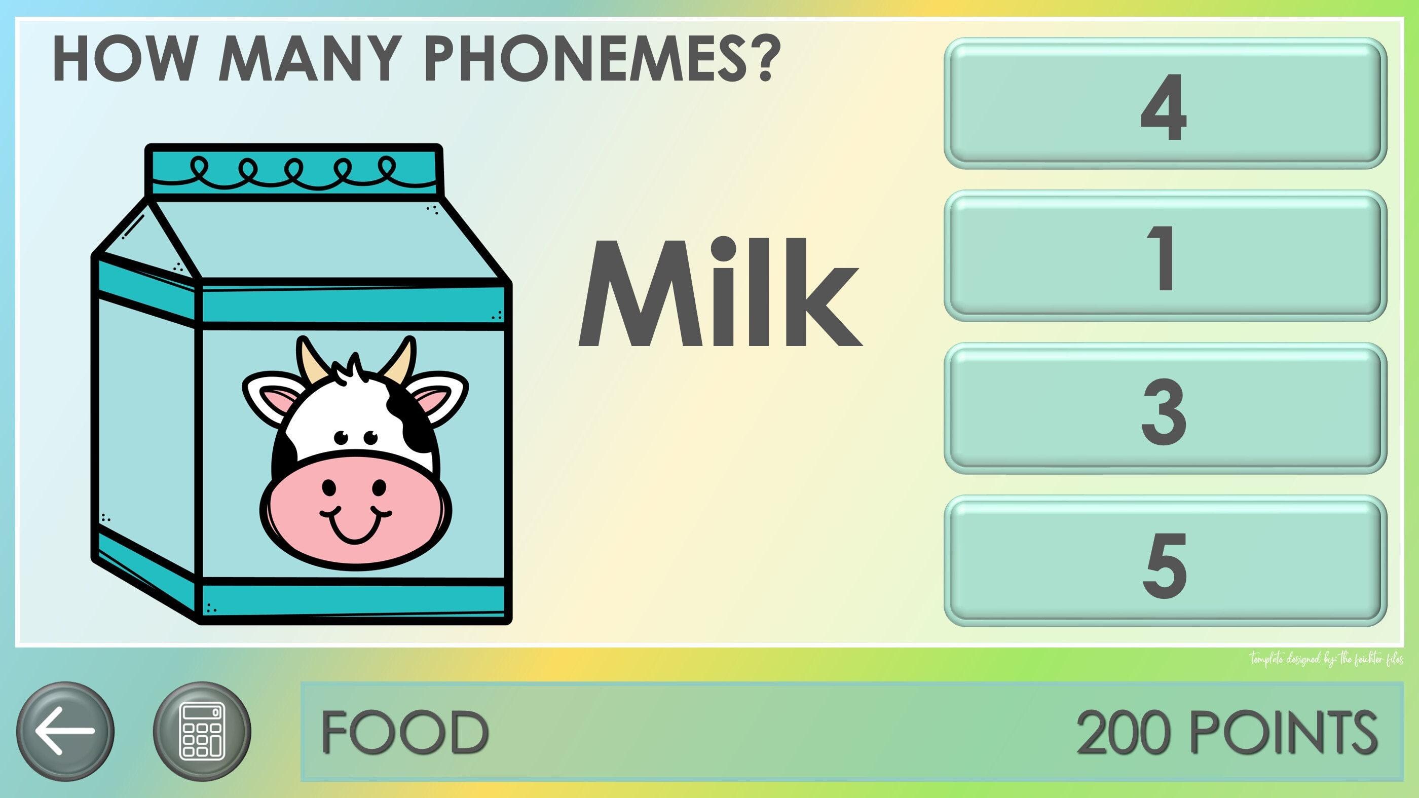 Counting Phonemes - Sounds in Words - Powerpoint Game for Phonological ...