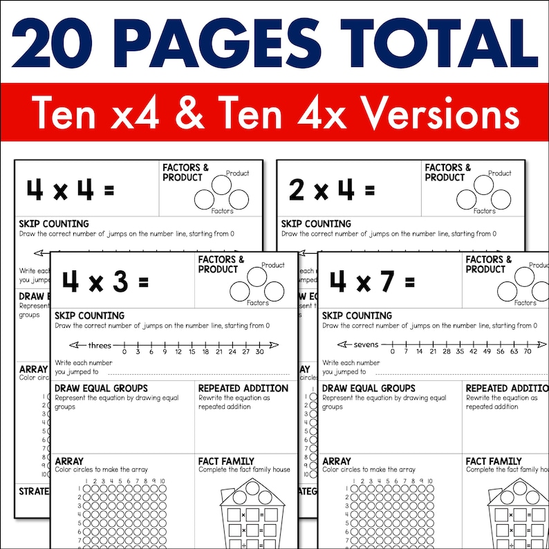 Multiplication Worksheets, Times Table Practice, Equation of the Day ...