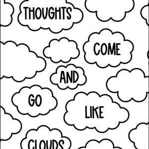 World Mental Health Day Coloring Pages, Digital Download, Self Care ...