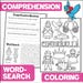 Cinderella Reading Activity, Comprehension Questions, Word Search ...