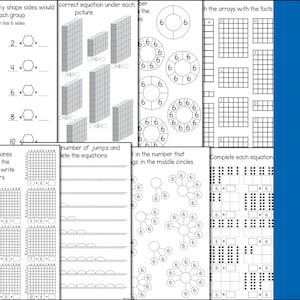 Multiplication Practice Worksheets for 6 Times Table, Printable ...
