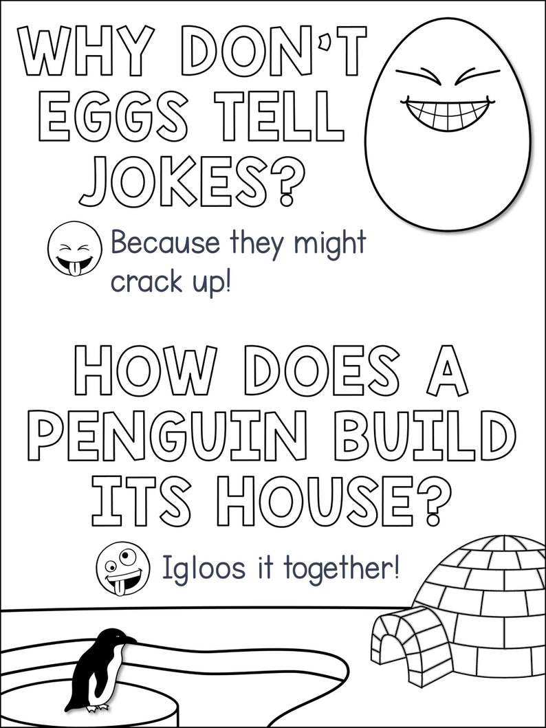 Dad Jokes Coloring Pages for Father's Day, Funny Printable Activity for ...