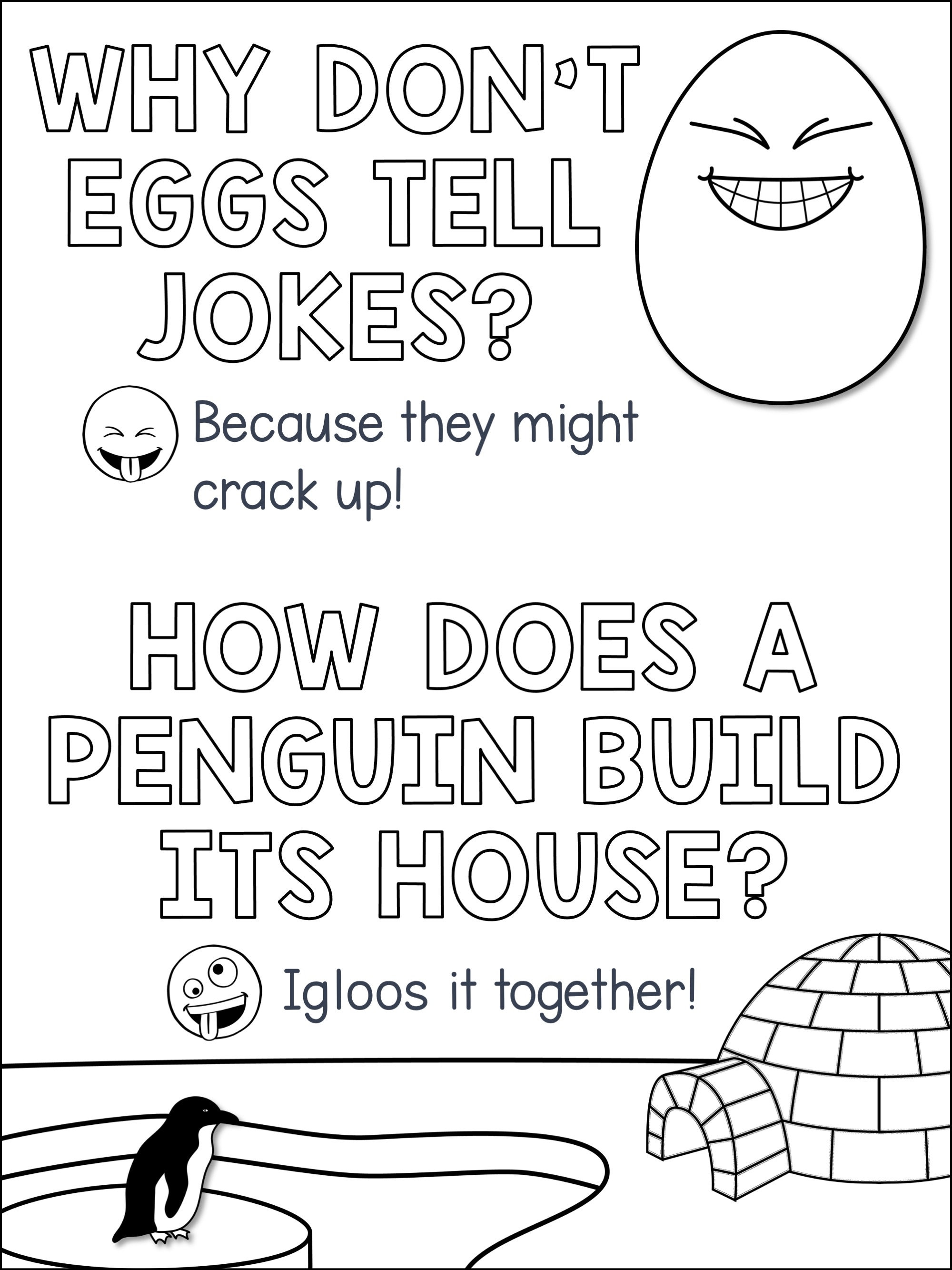 Dad Jokes Coloring Pages for Father's Day, Funny Printable Activity for ...