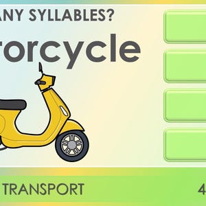 Counting Syllables Powerpoint Game for Phonological Awareness Practice ...