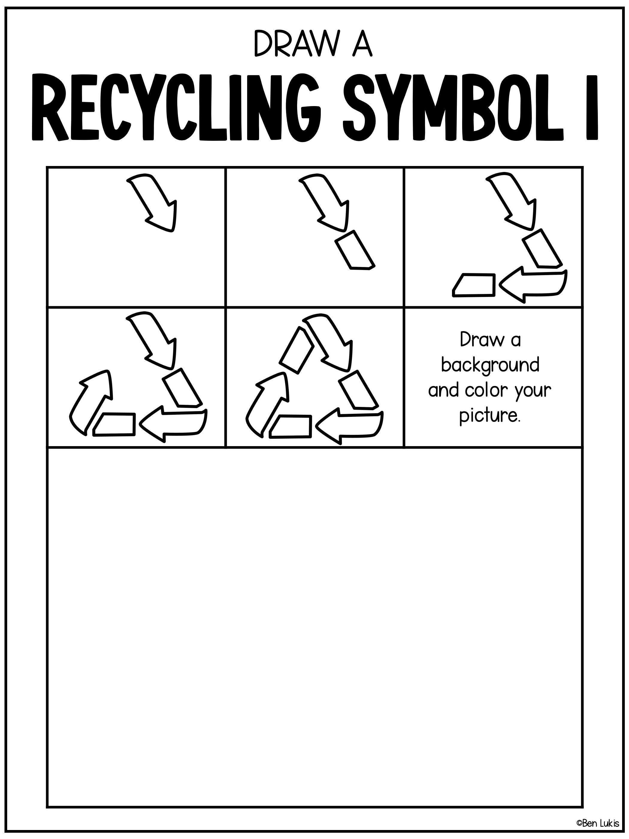 Earth Day Drawing for Kids, Reduce Reuse Recycle, Learn How-to-draw a ...