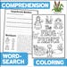 The Frog Prince Activity Pack, Reading Comprehension Worksheets, Word ...