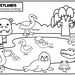 Animal Habitats Matching Activity and Odd One Out Worksheets, Animal ...