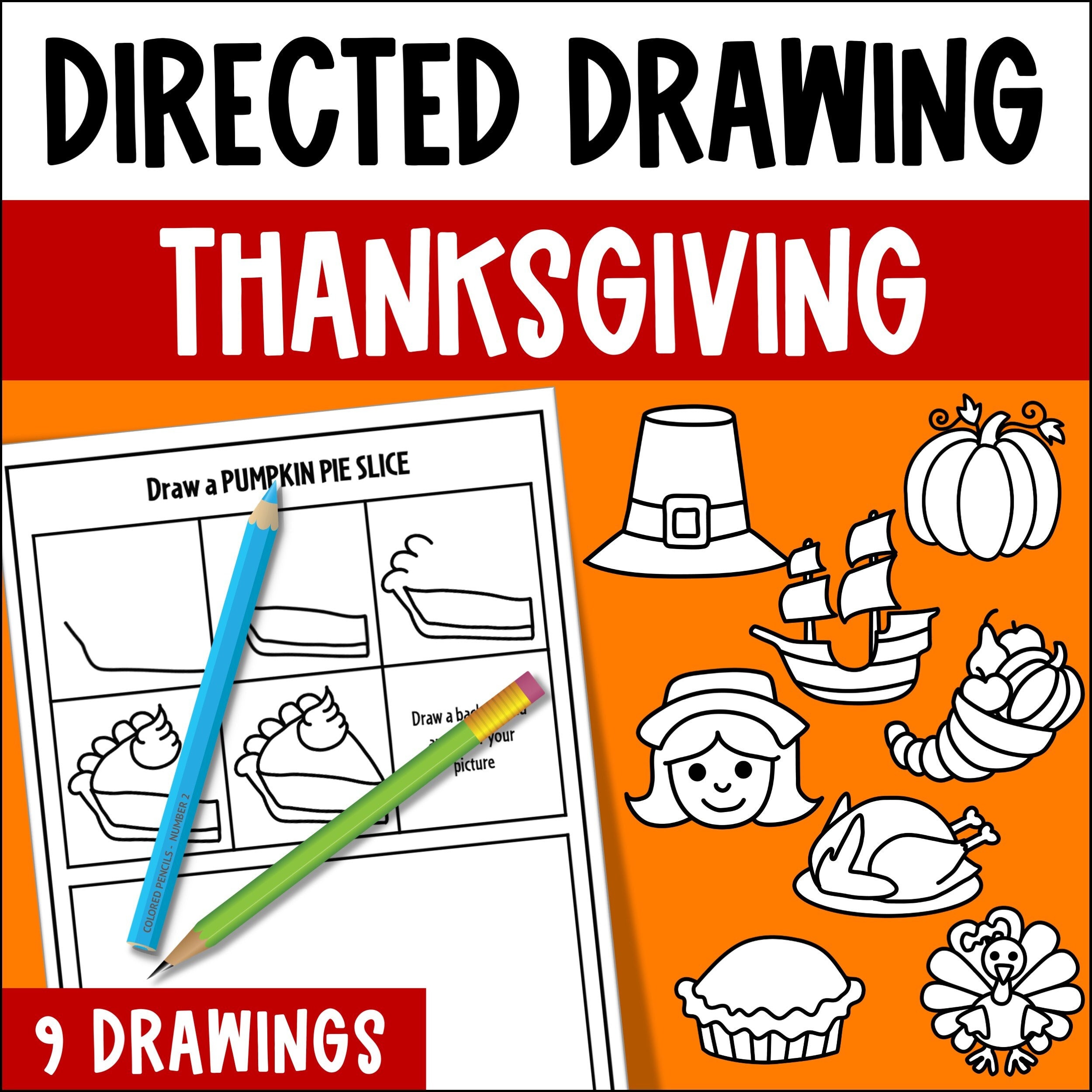 Thanksgiving Drawing For Kids