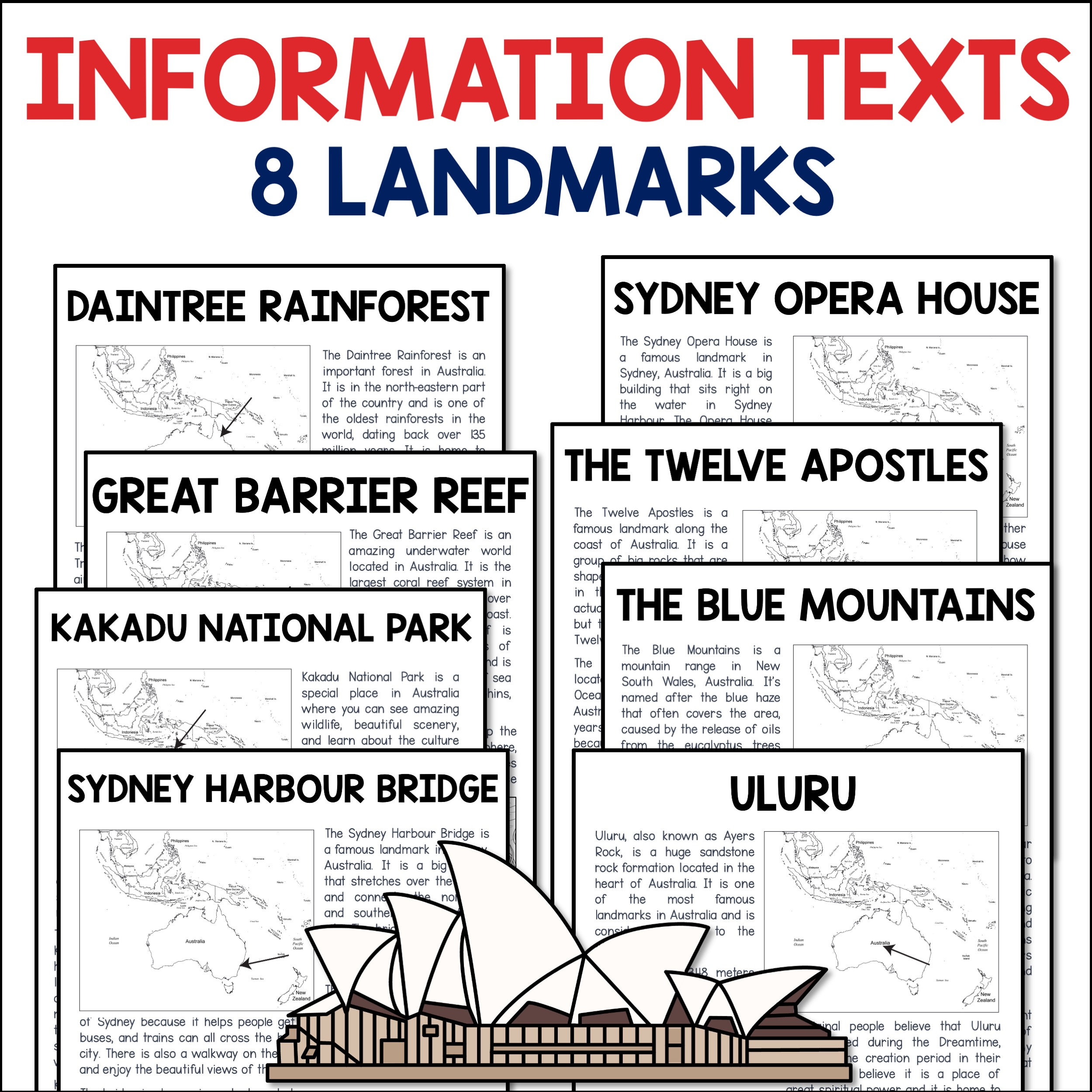 Landmarks of Australia, Continent Geography Facts Information ...