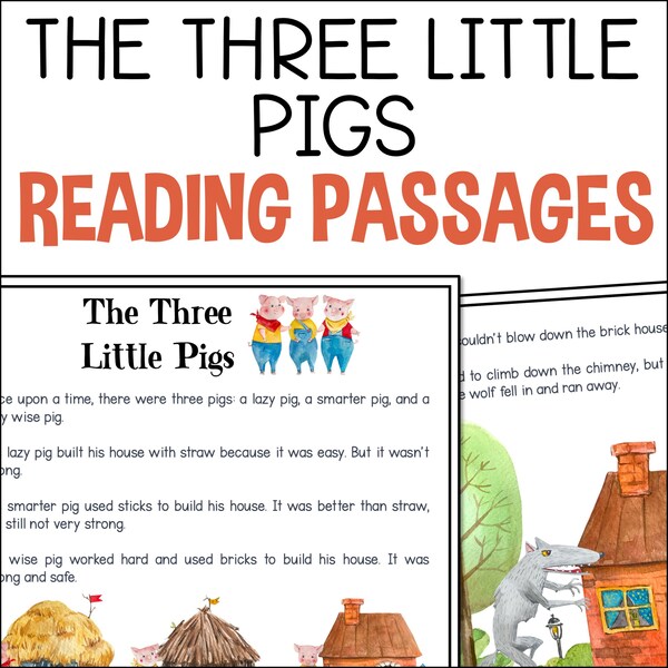 Three Little Pigs - Etsy
