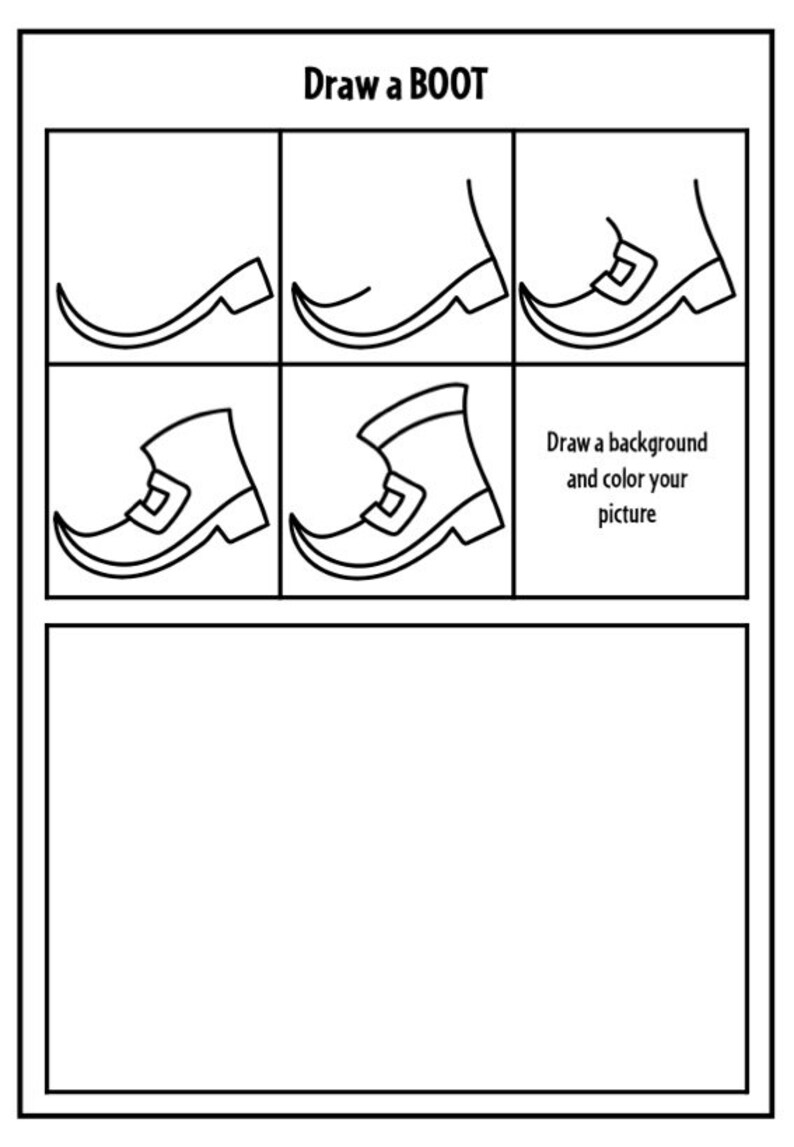 St Patrick's Day Directed Drawing Activity Sheets, Learn How to Draw a ...