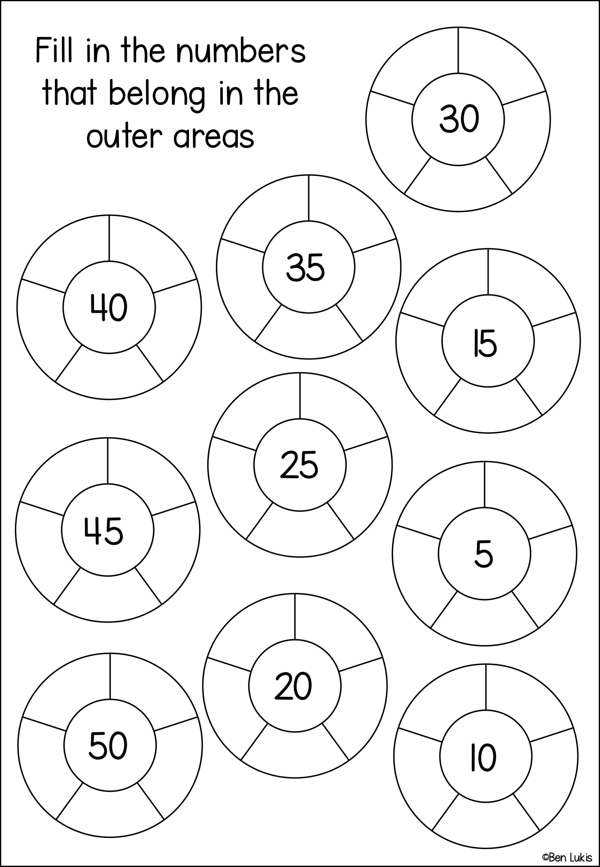 Division Practice Worksheets, Dividing by 5, Division Facts for 5, Math ...
