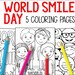 World Smile Day Coloring Pages, Fun Coloring Activity for Kids ...