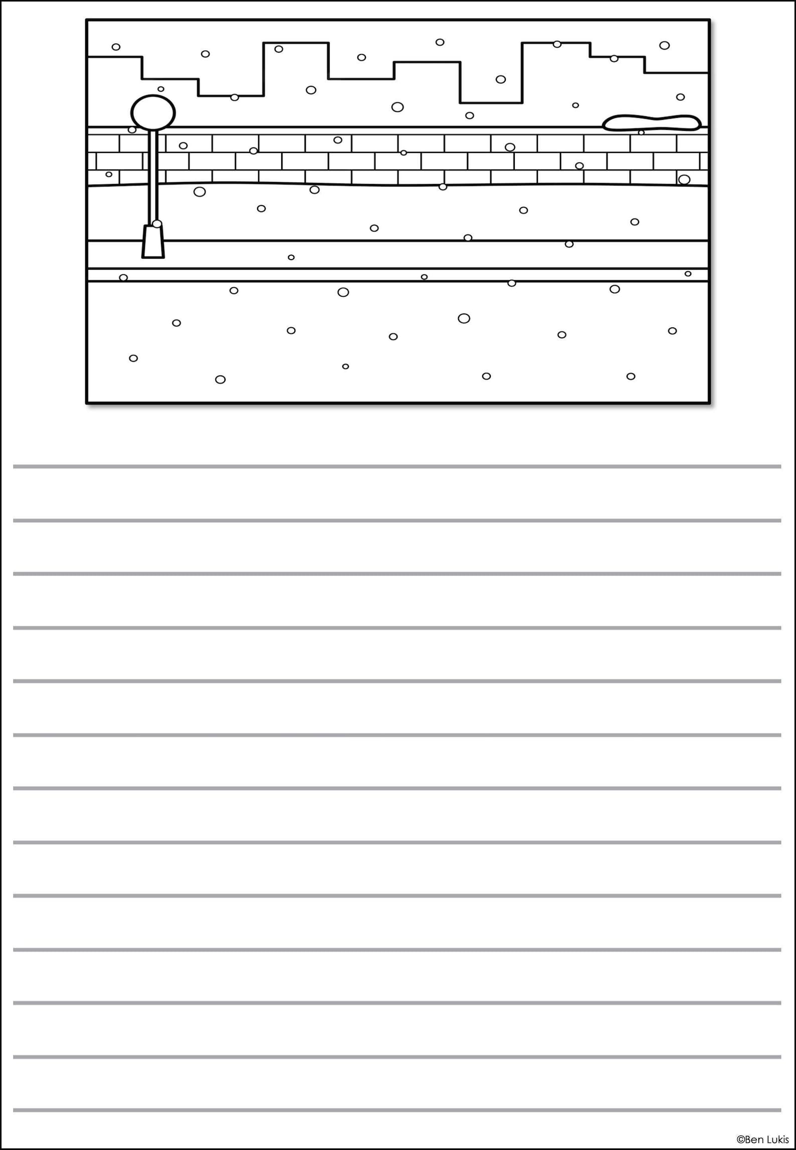 Writing Inspiration, Write and Draw, Parks and Outside, Handwriting ...