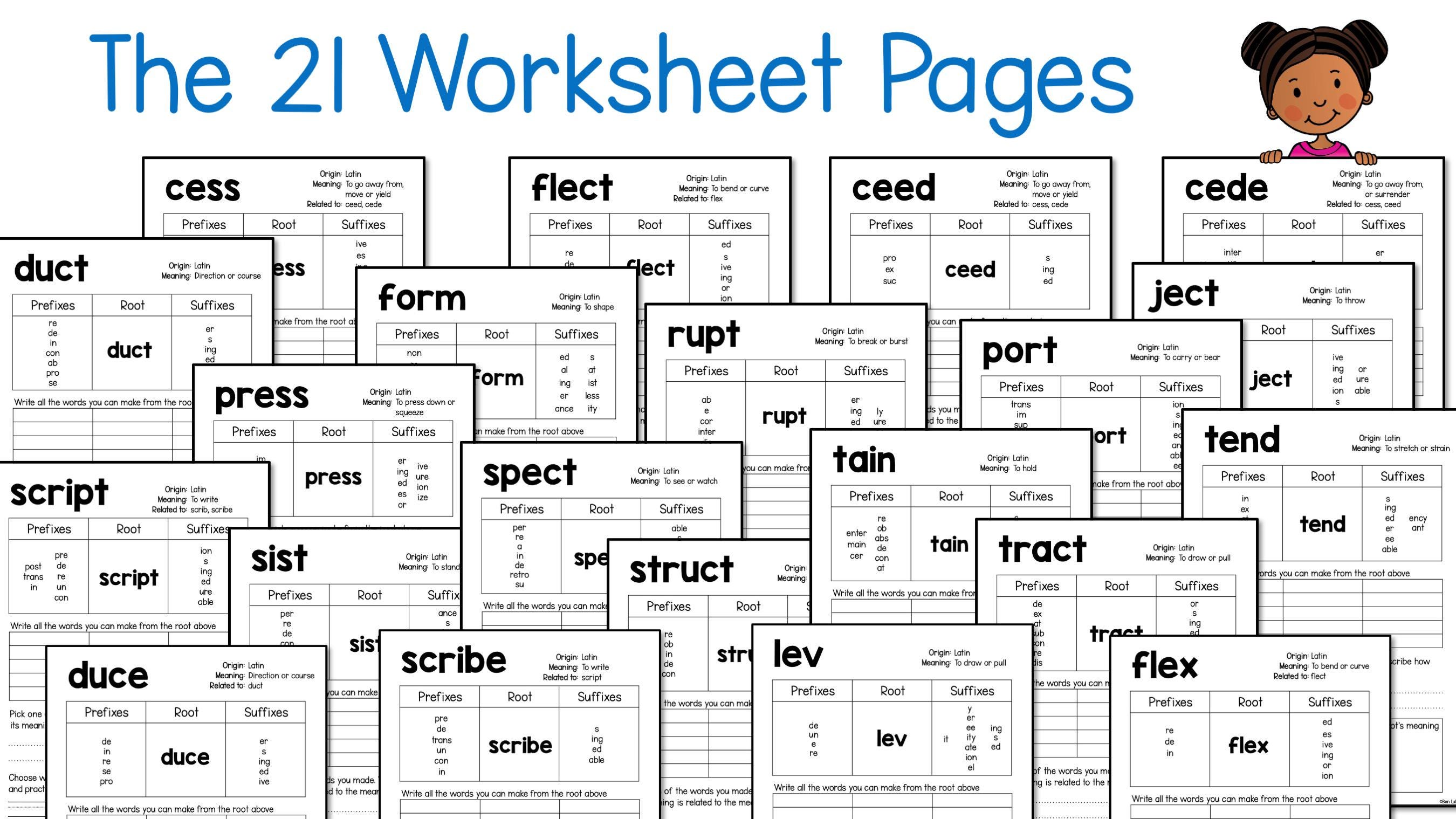 Making Words With Word Bases, Prefixes and Suffixes, Word Study ...