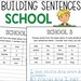Building Sentences With Sentence Writing Prompts, Writing Sentences ...