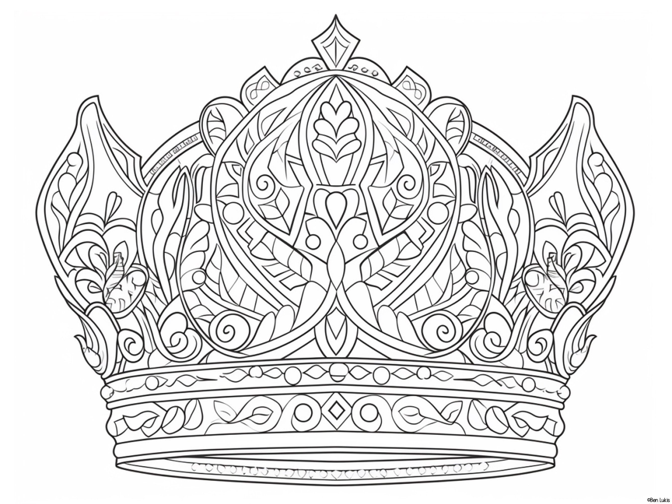 Coloring Pages Of Princess Tiaras