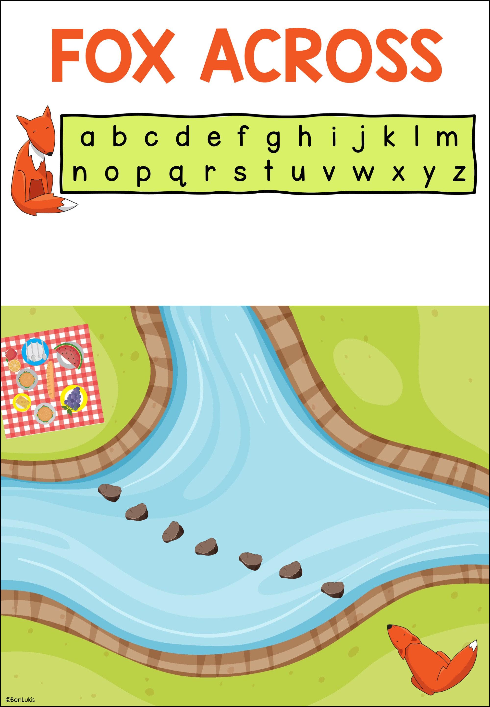 Hangman Alternative Spelling Game, Fun Spelling Activity, Fox Across ...