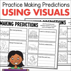 Making Predictions Worksheets With Pictures, Using Visual Texts to ...