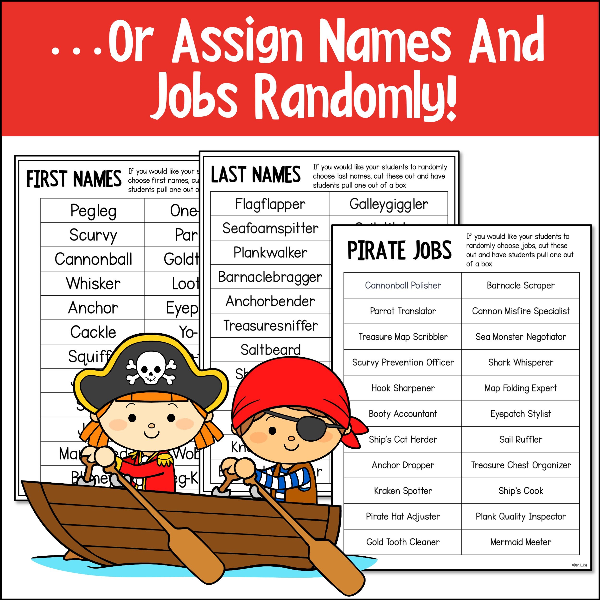 Pirate Names & Jobs, Talk Like A Pirate Day, Choose a Pirate Name Fun ...