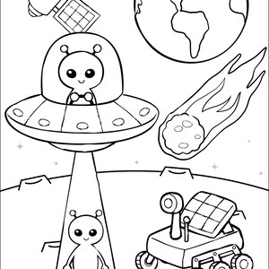 World Space Week Coloring Pages, Printable Kids Activity, Educational ...