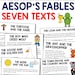 Aesop's Fables Reading Passages, 7 Classic Children's Stories to Read ...