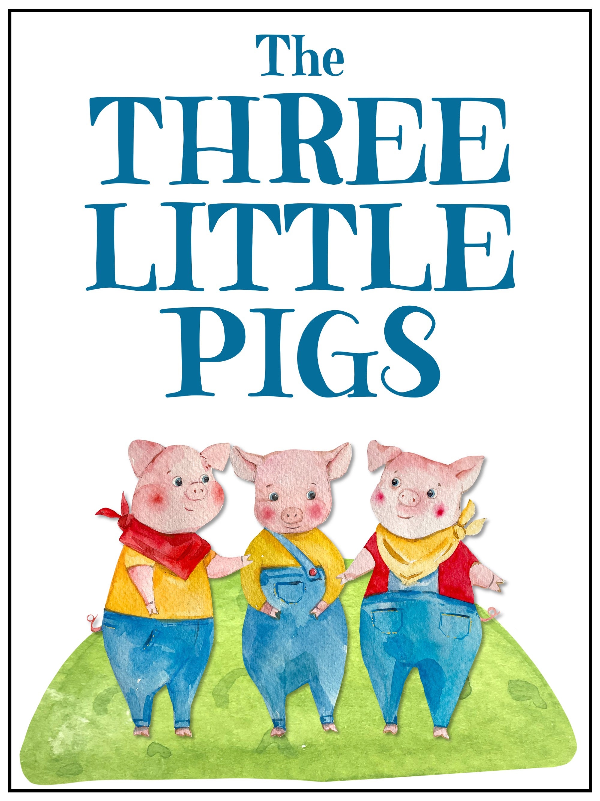 Three Little Pigs Reading Passages, Fairy Tale to Read, Differentiated ...