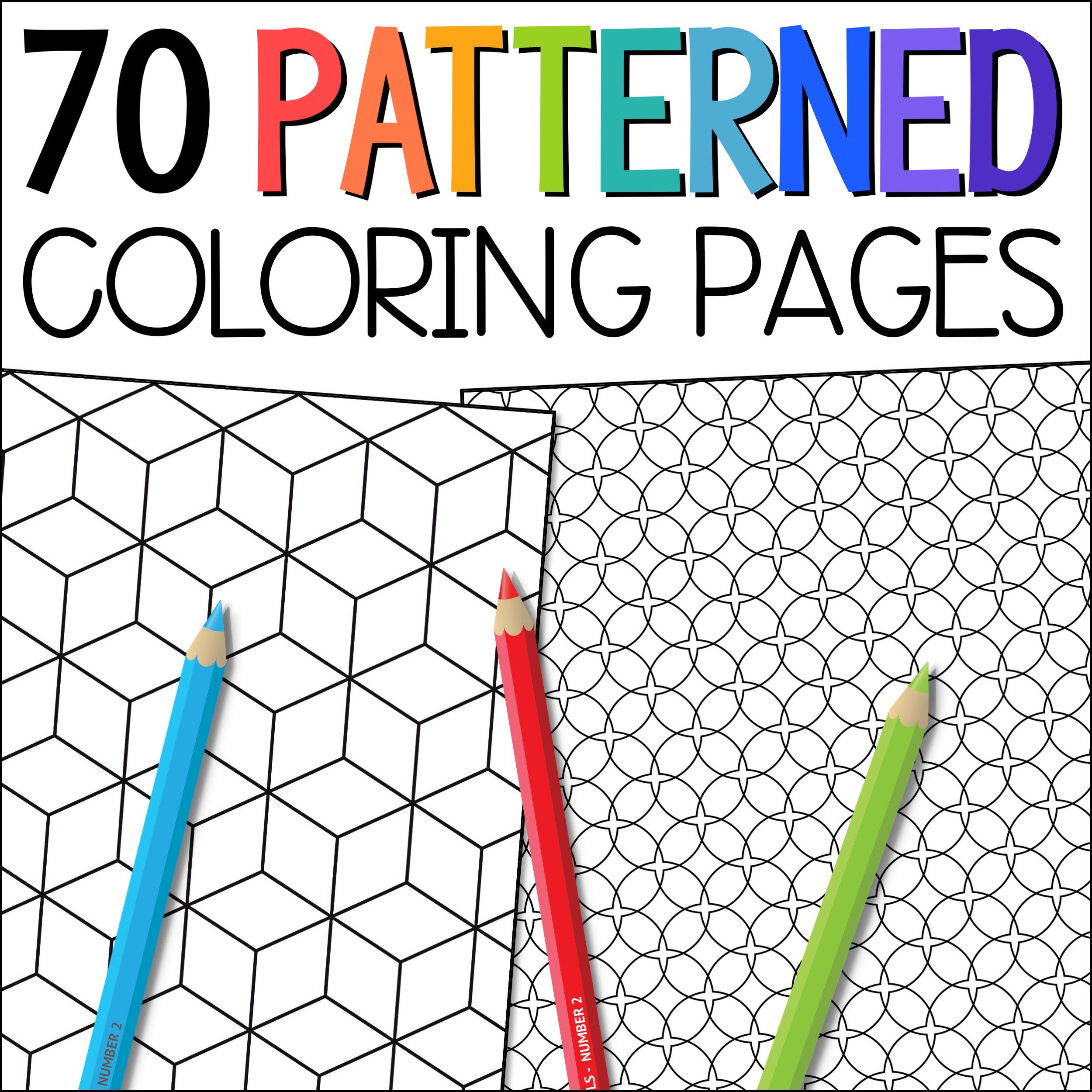 Geometric Patterns Coloring Pages For Kids