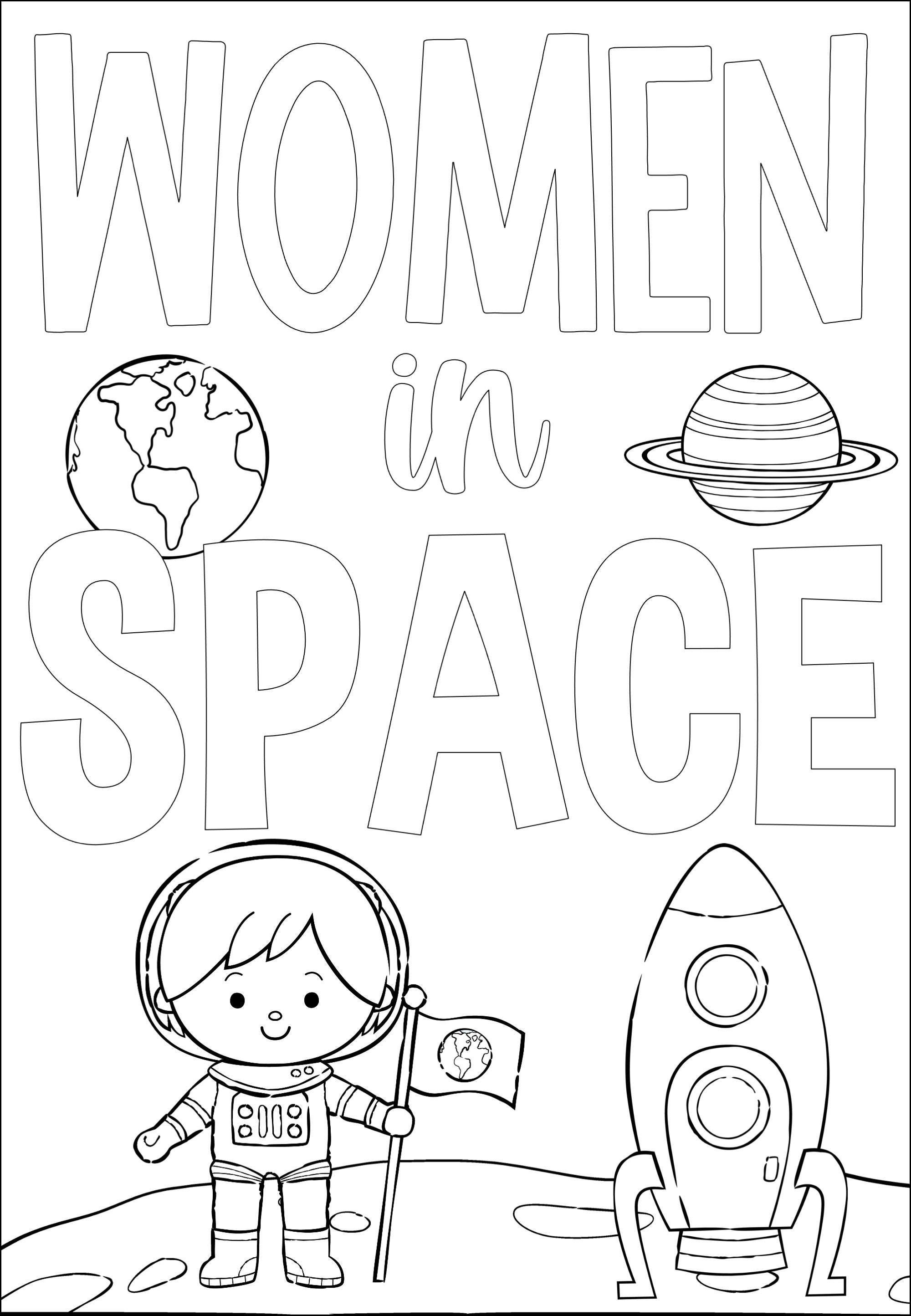World Space Week Coloring Pages, Printable Kids Activity, Educational ...