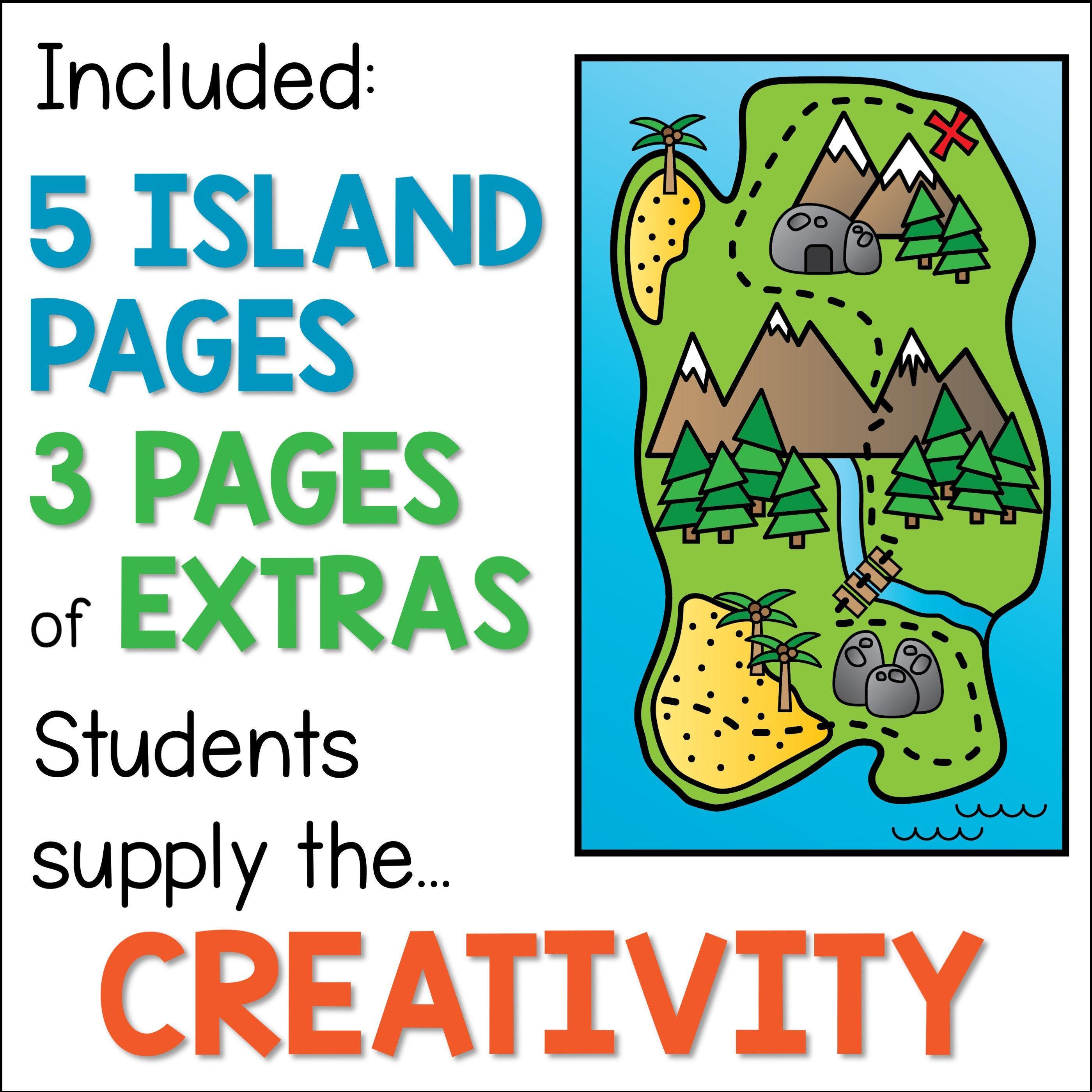 Treasure Island Craft, Pirate Map Activity, Geography Resource ...