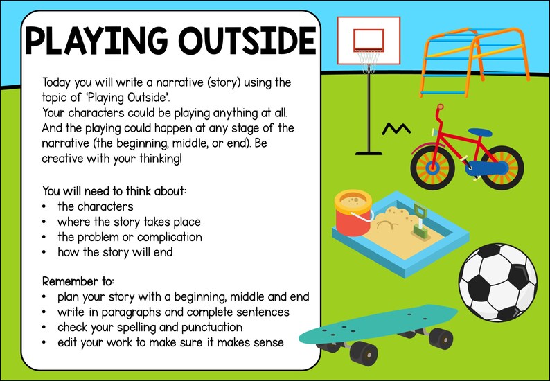 Writing Prompts for Persuasive and Creative Writing, NAPLAN Writing ...