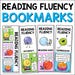 Reading Fluency Bookmarks for Kids, Printable Homeschool & Home Reading ...
