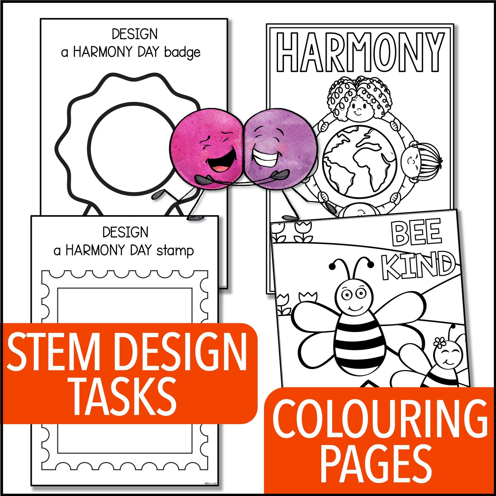 Harmony Day & Harmony Week Activity Sheets for Kids, Cultural Inclusion ...