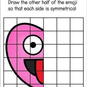 Symmetry Art and Math Worksheets, Valentines Day Activities for ...