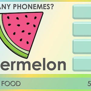 Counting Phonemes - Sounds in Words - Powerpoint Game for Phonological ...
