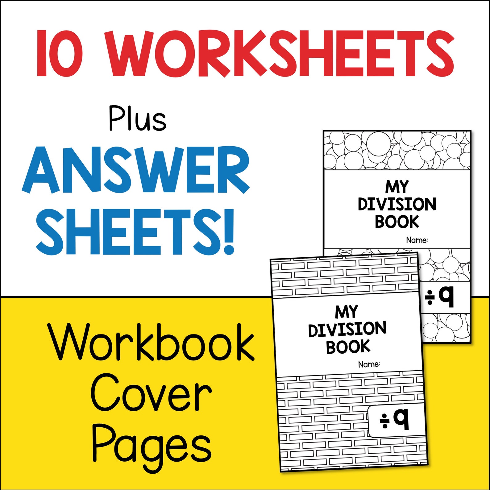 Division Math Worksheets, Divide by 9 Practice Sheets, Printable PDF ...