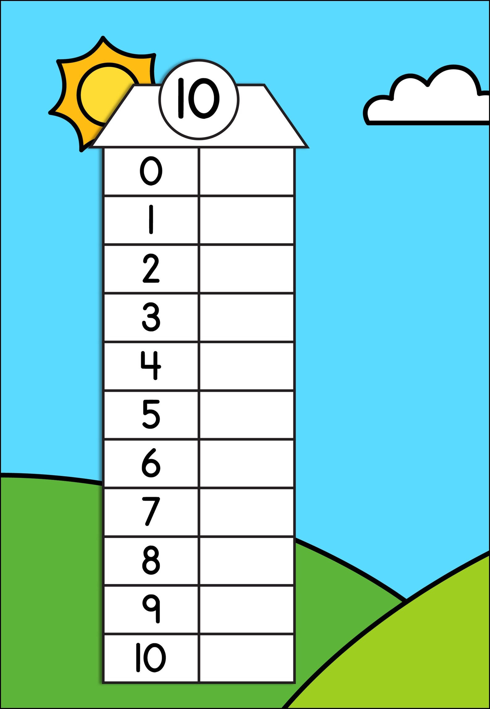 Addition Facts to 10 Worksheets for Math Fact Practice and Fluency ...