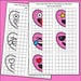 Valentine's Day Symmetry Emoji Drawing Activity (printable PDF) - Etsy
