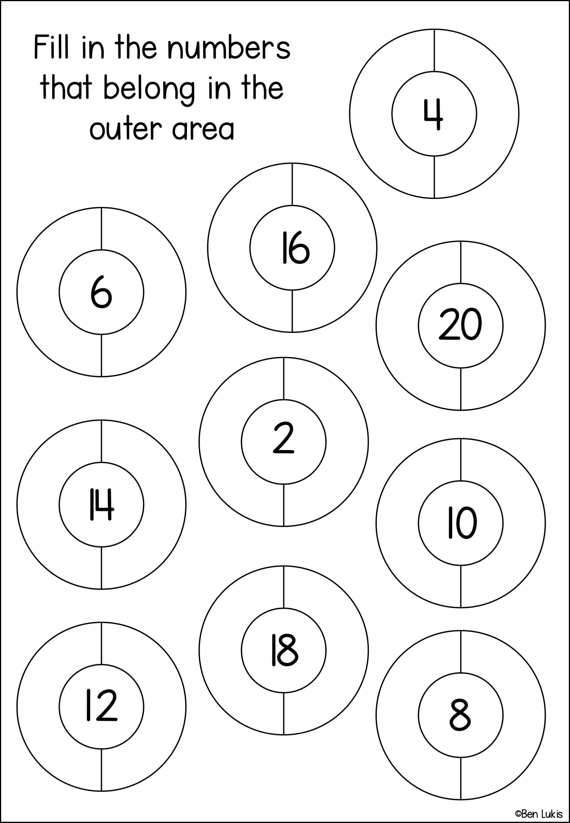 Division by 2 Practice Worksheets, Dividing by 2 Division Math Facts ...