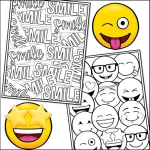 World Smile Day Coloring Pages, Fun Coloring for Kids, Printable PDF ...
