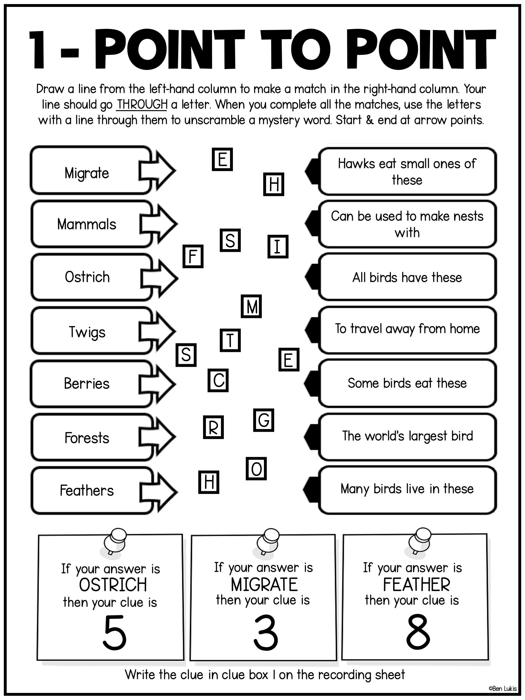 Escape Room Game for Kids, Printable Bird Themed Puzzle Activity ...
