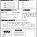 Mnemonic Spelling Worksheets, 23 Sight Word Practice Activity Pages ...