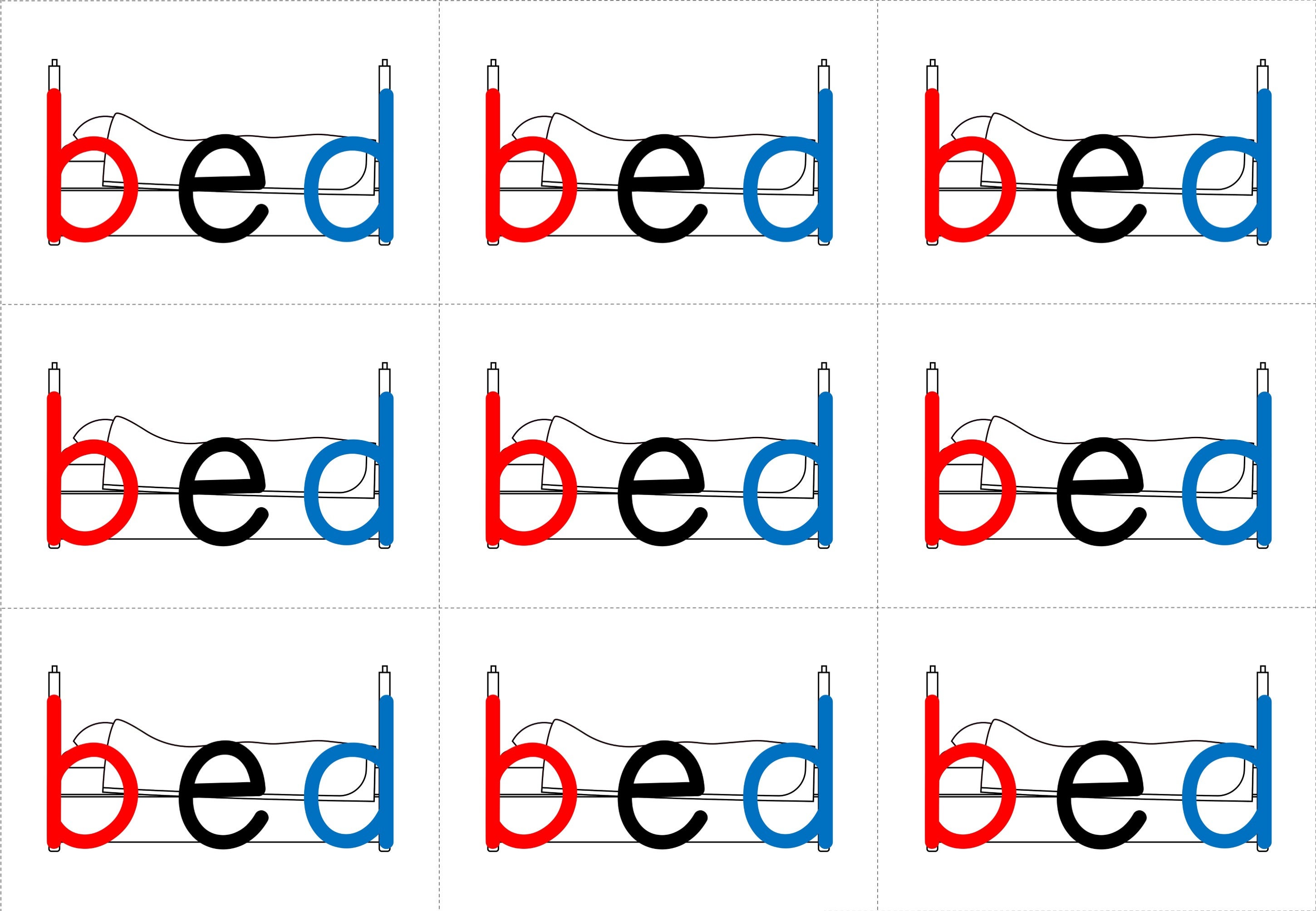 B D Letter Reversals Handwriting Practice Visuals, Posters & Worksheets ...