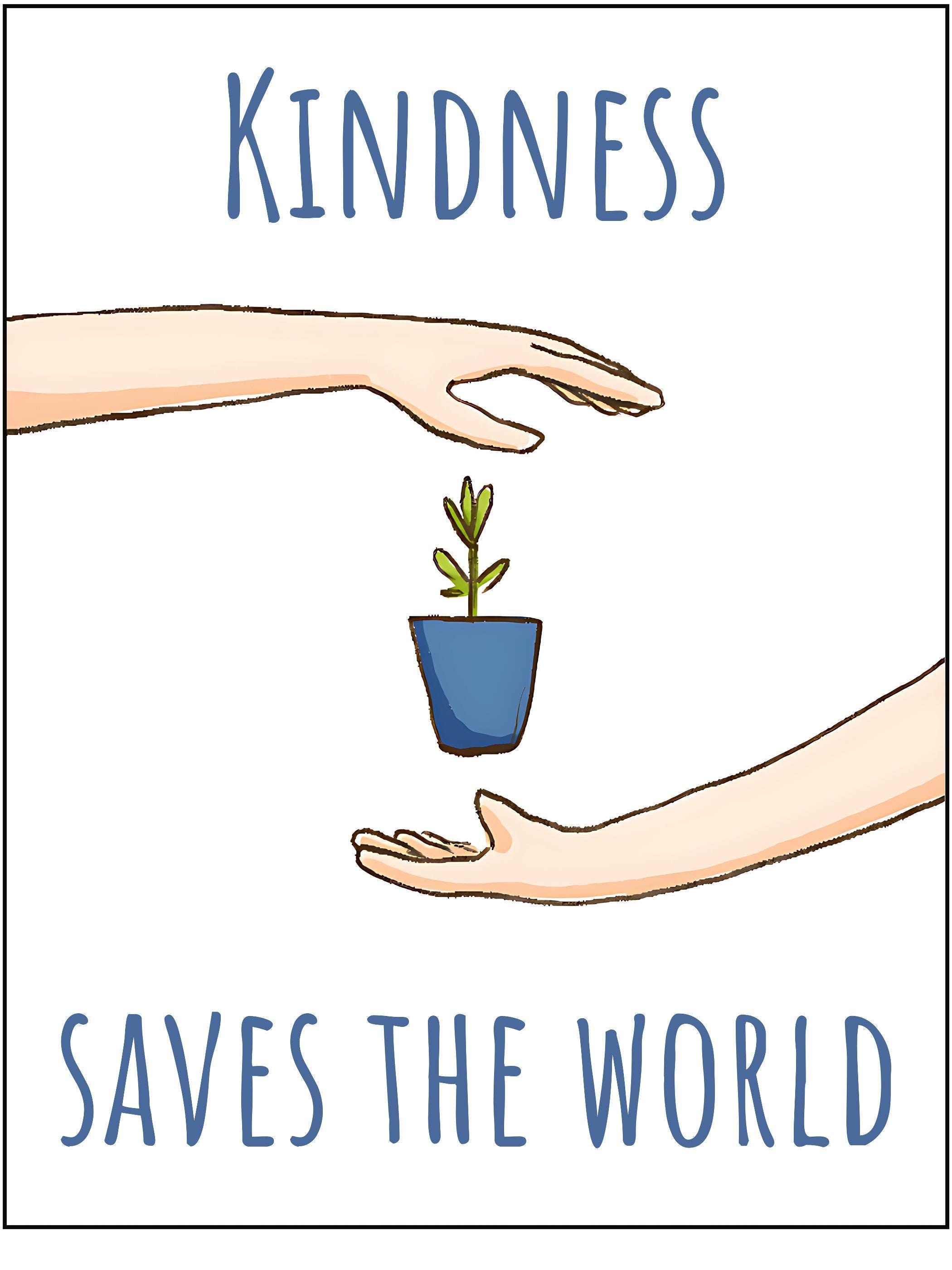 Kindness Posters for Kids, Inspirational Classroom Art (digital ...